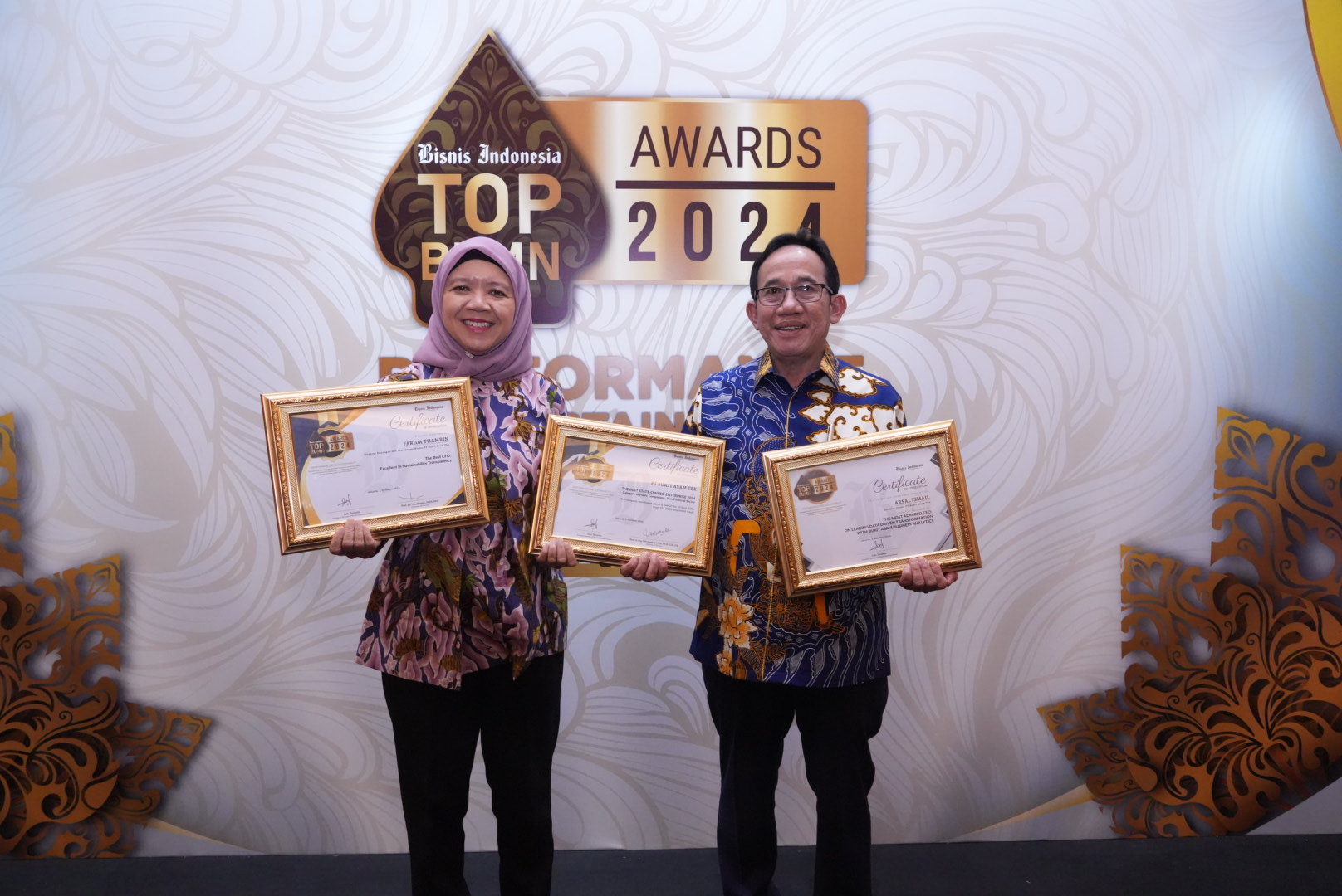 Bukit Asam Borong 3 Penghargaan Top BUMN Awards 2024 - Berita Muara Enim